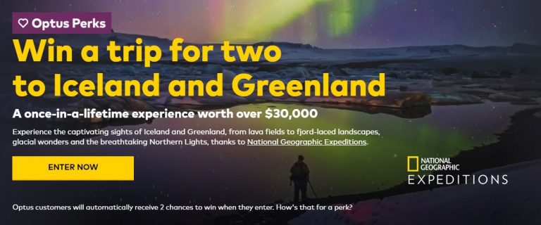 Optus Perks National Geographic Competition: Win a trip to Iceland and ...