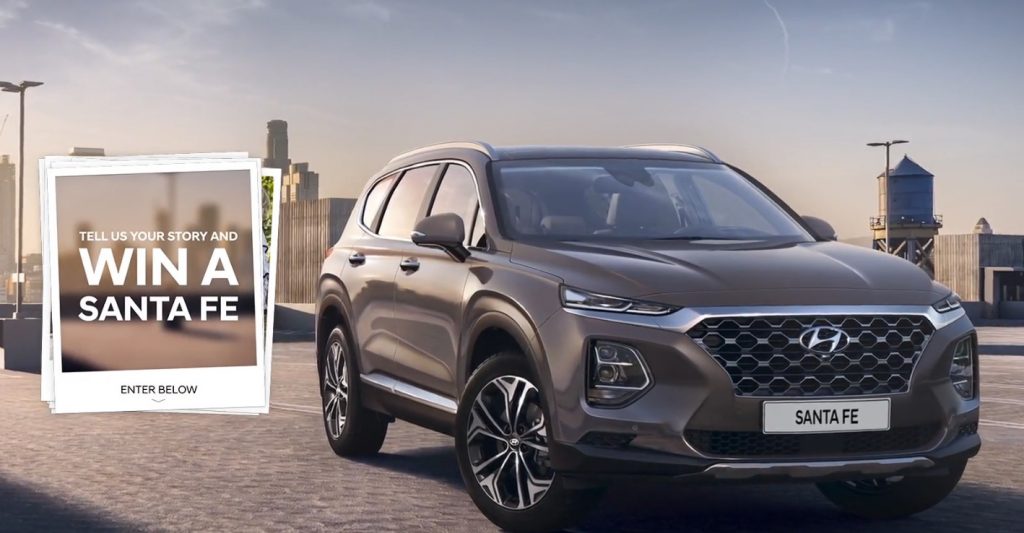 Hyundai Competition: Win road trips and one Hyundai Santa Fe valued at ...