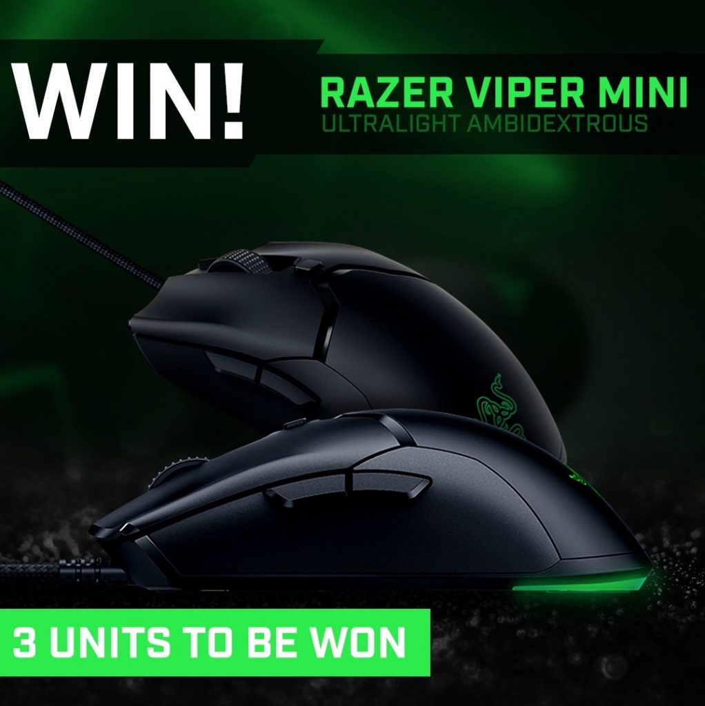 PC Case Gear Competition: Win 1 of 3 Razer Viper Mini gaming mouse