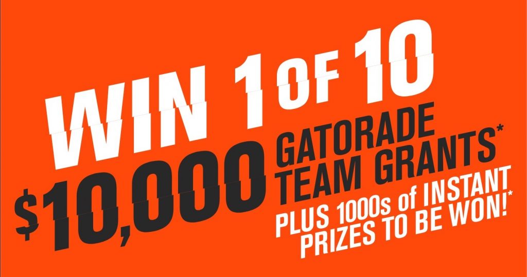 Gatorade Grants Promotion 2020: Enter your code and win prizes and ...