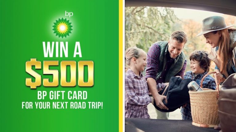 Today Show BP Competition: Win 1 of 5 $500 BP fuel gift cards
