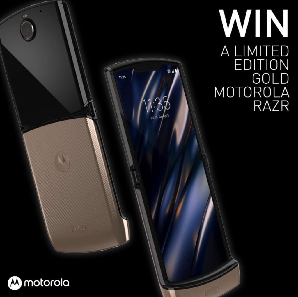 JB Hi-Fi Competition: Win a limited edition Gold Motorola Razr