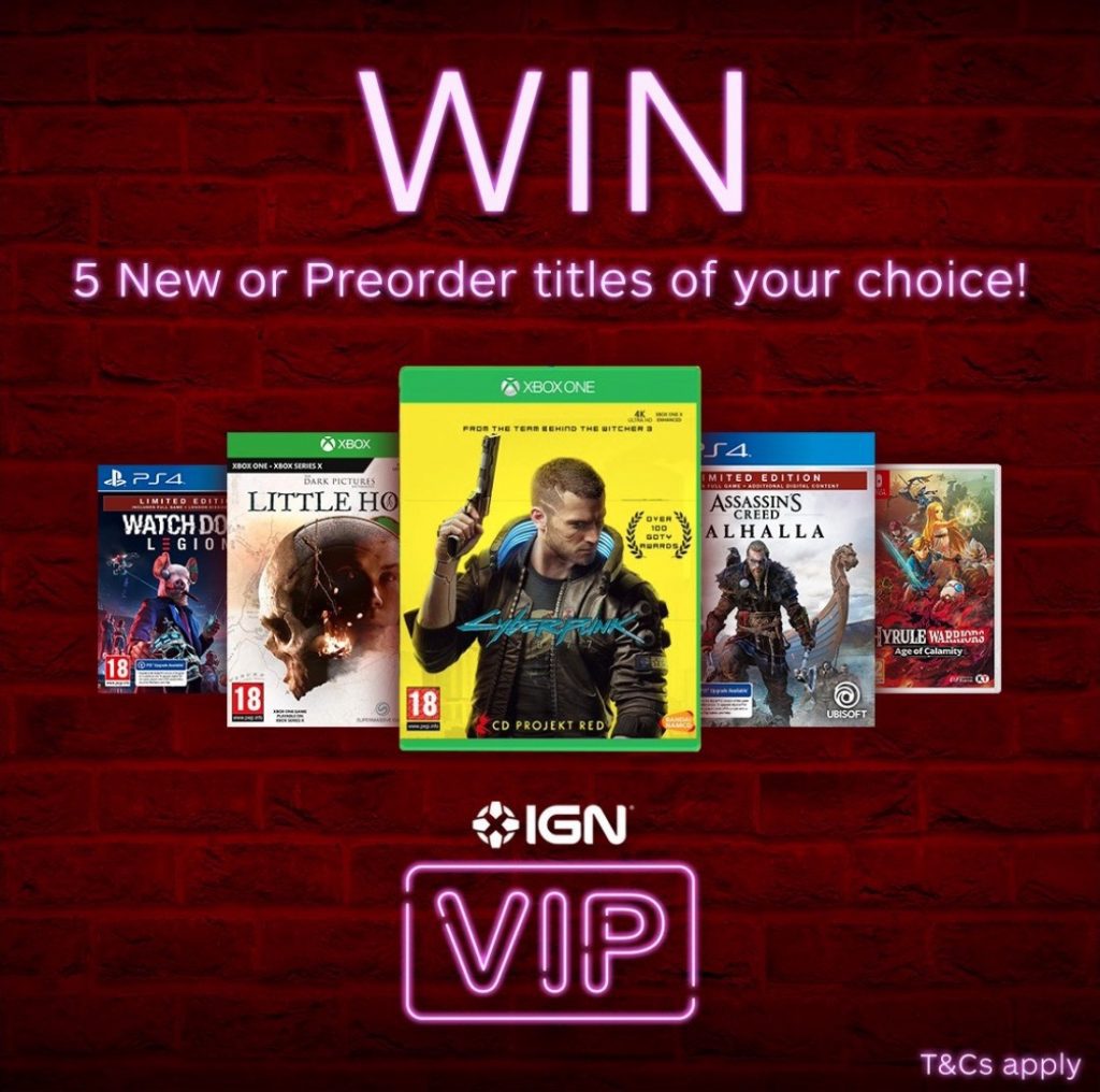 IGN VIP Competition: Win five games of your choice on any platform