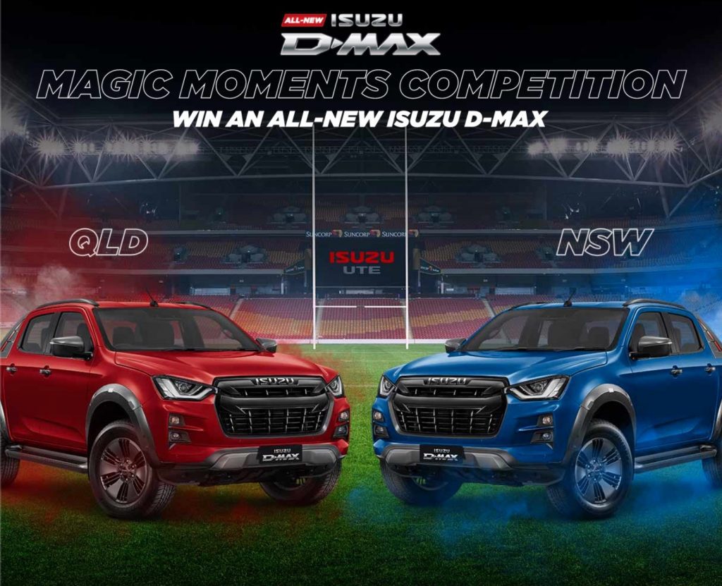 Wide World of Sports Isuzu D-MAX Competition: Win a 4x4 Isuzu D-MAX at ...