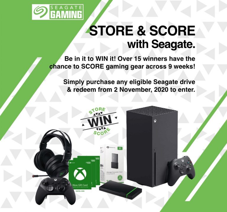 Seagate Xbox Promotion: Win Xbox One X Consoles and more
