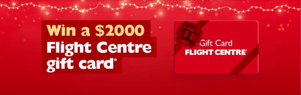 Flight Centre Competition: Win a $2000 Flight Centre Gift Card