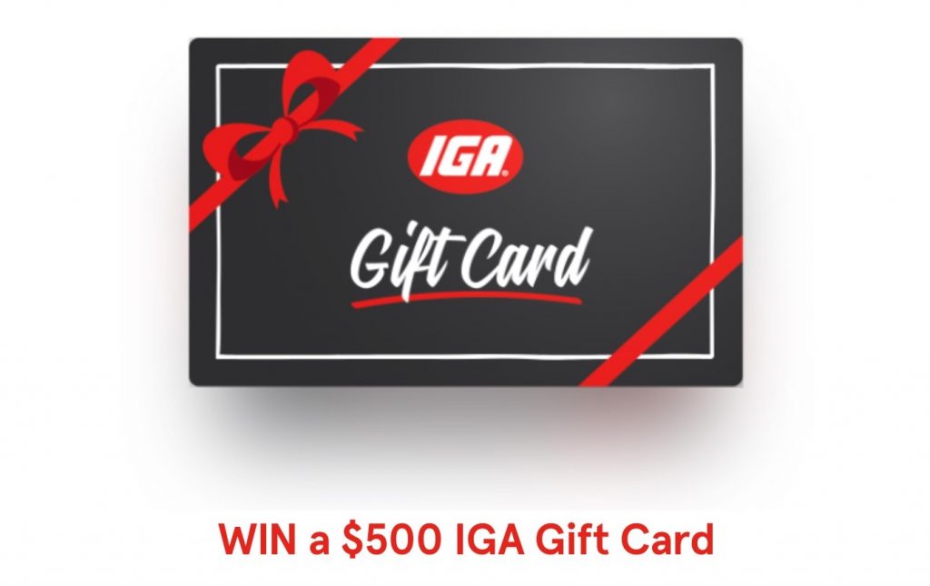 IGA Newsletter Competition: Win a $500 gift card