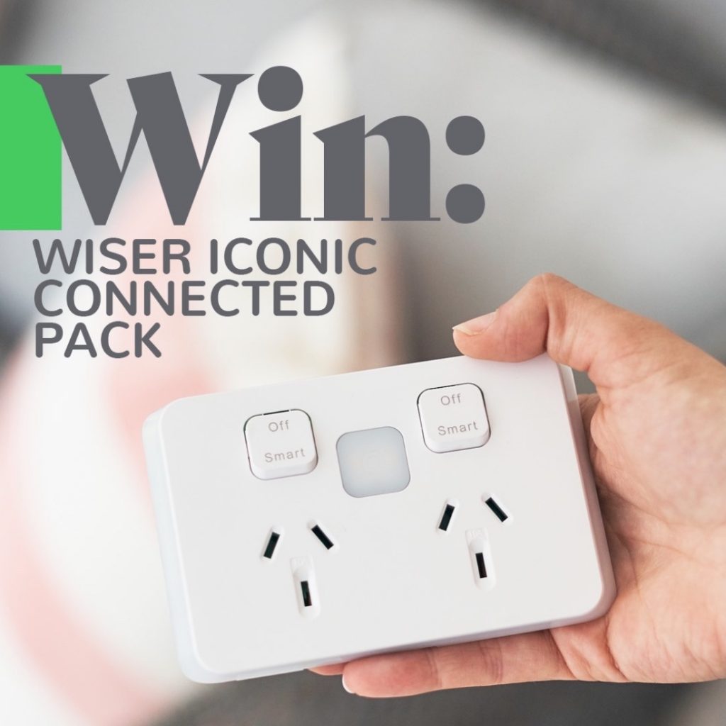 Win 1 of 2 Clipsal Wiser Iconic Connected Switch & Socket packs valued ...