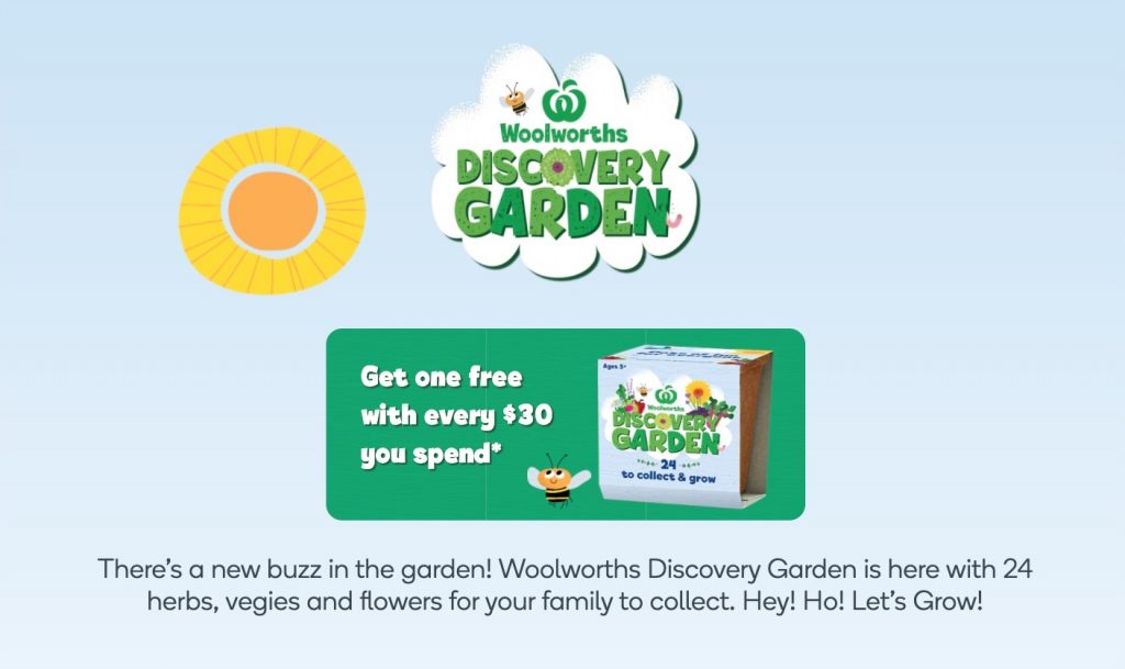 Woolworths Discovery Garden Promotion 2021: Get one free with every $30 ...