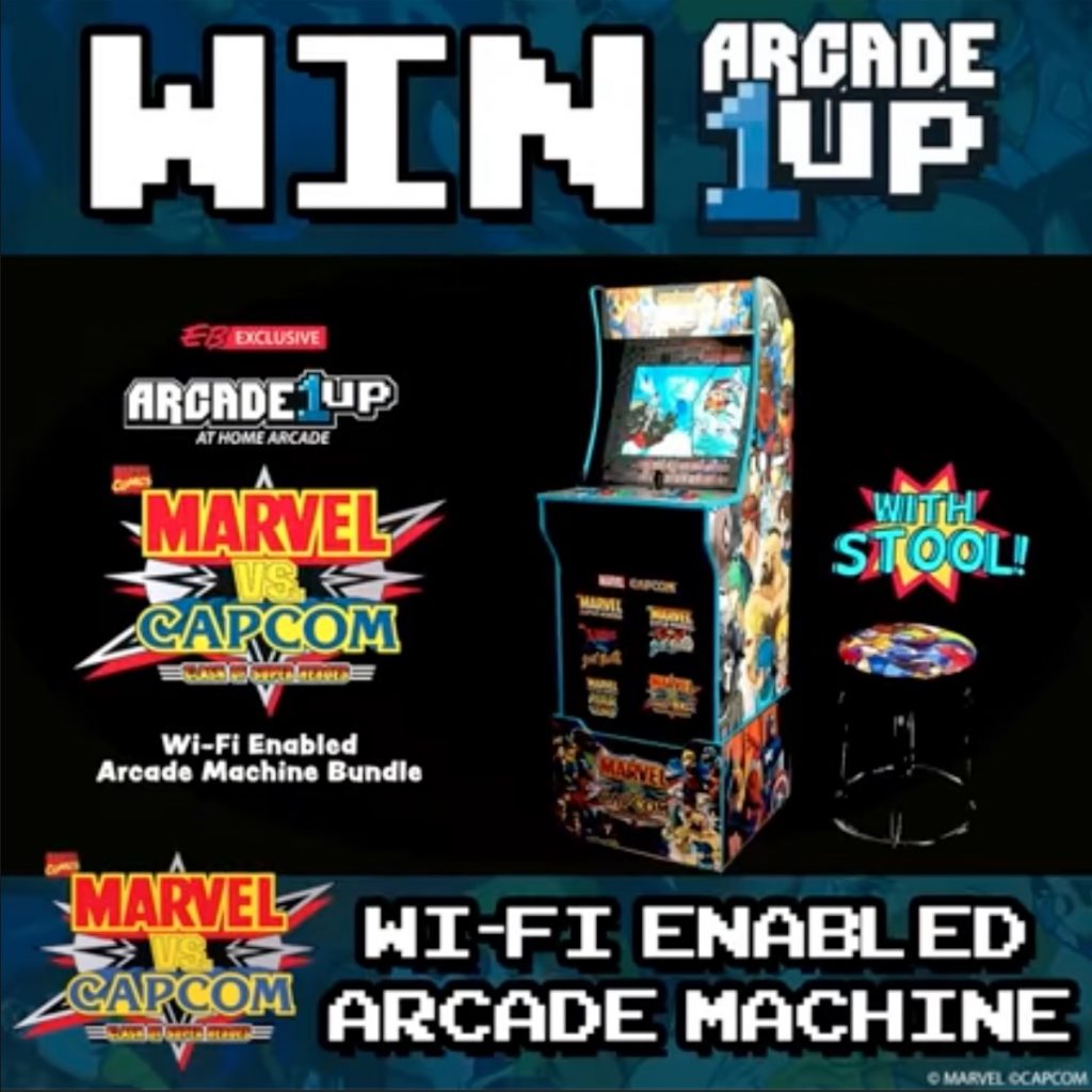 EB Games Competition: Win an Arcade 1UP Wifi-Enabled Marvel VS Capcom ...