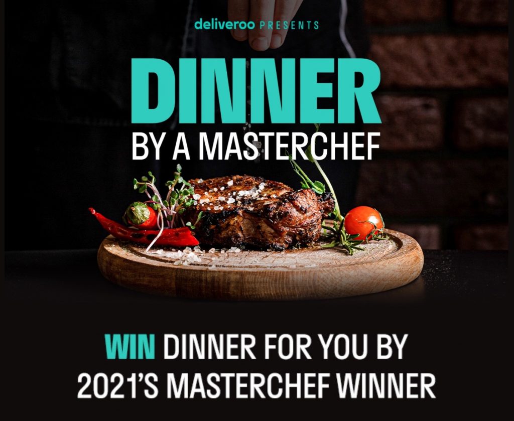MasterChef Deliveroo Competition: Win dinner for you by 2021's ...