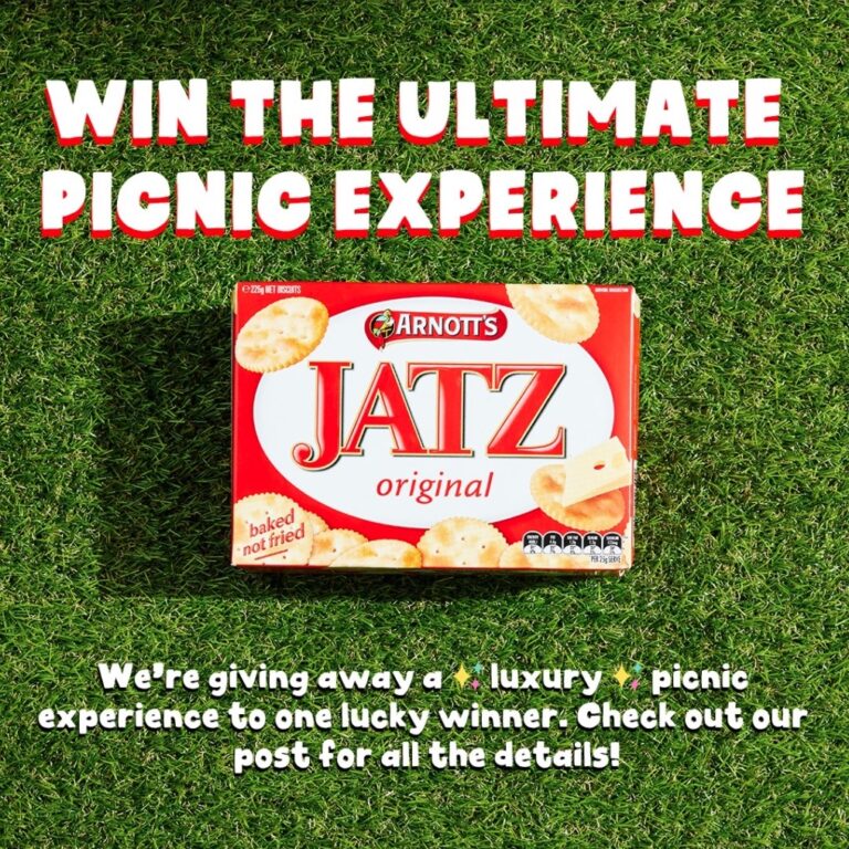 Arnott's Competition: Win a $1000 Jatz Picnic Experience