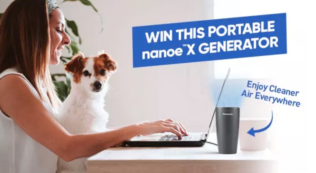 Win 1 of 5 Portable nanoe X Generators from Panasonic Australia