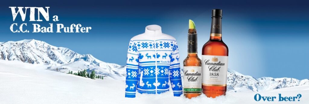 Canadian Club Puffer Jacket Promotion: Win CC Bad Puffer Jackets