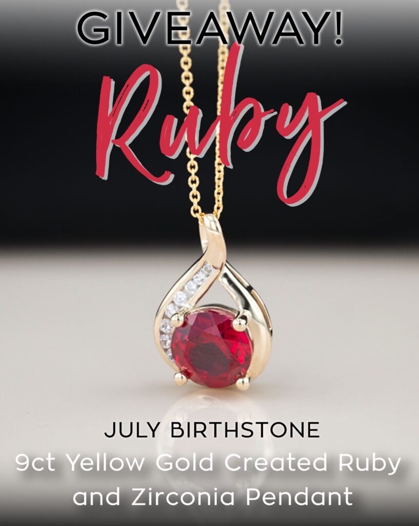 Win a ruby & zirconia pendant worth $499 from Shiels Jewellers