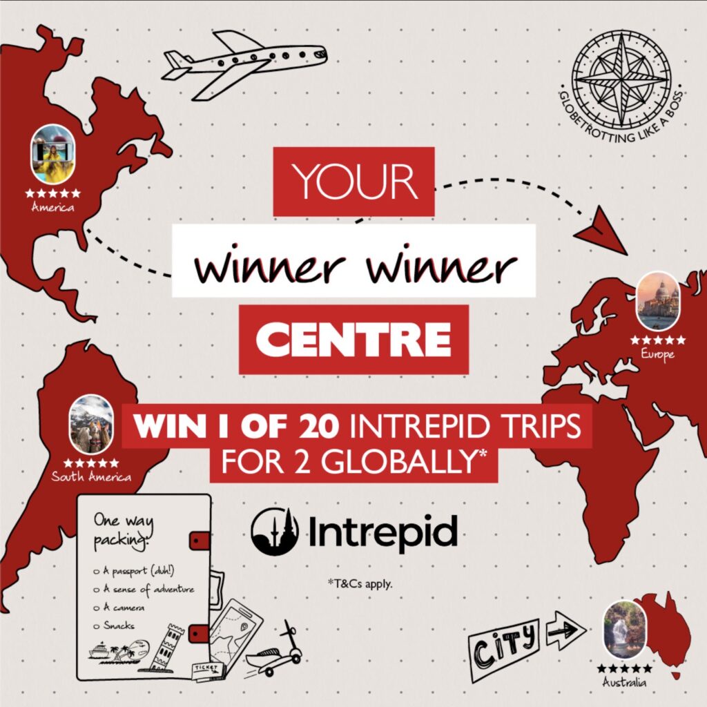 Flight Centre Competition 2023: Win 1 of 20 Intrepid trips globally for two