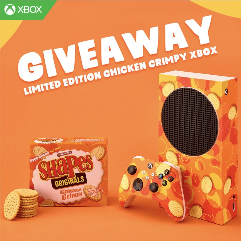 Arnott's Competition: Win a limited-edition Chicken Crimpy Xbox Console