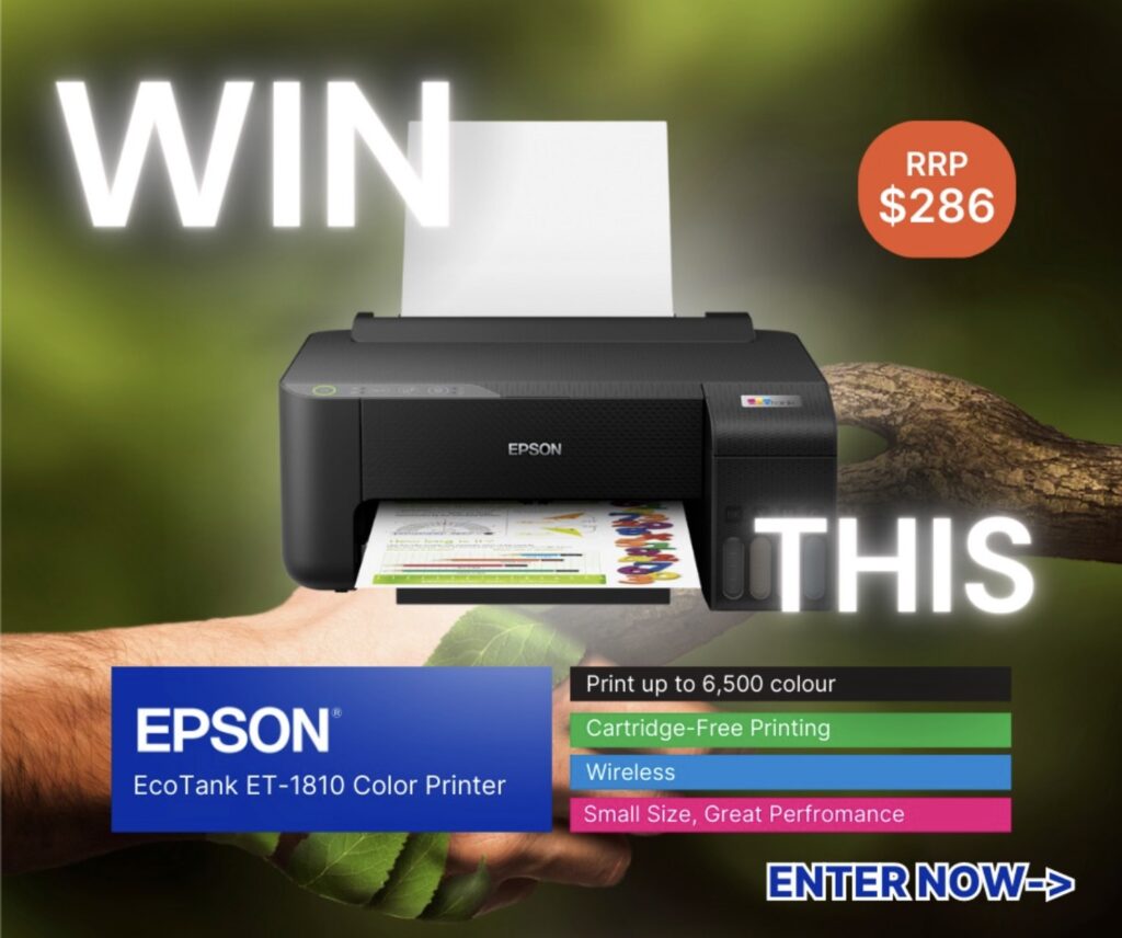 Device Deal Competition: Win an Epson EcoTank ET1810 printer