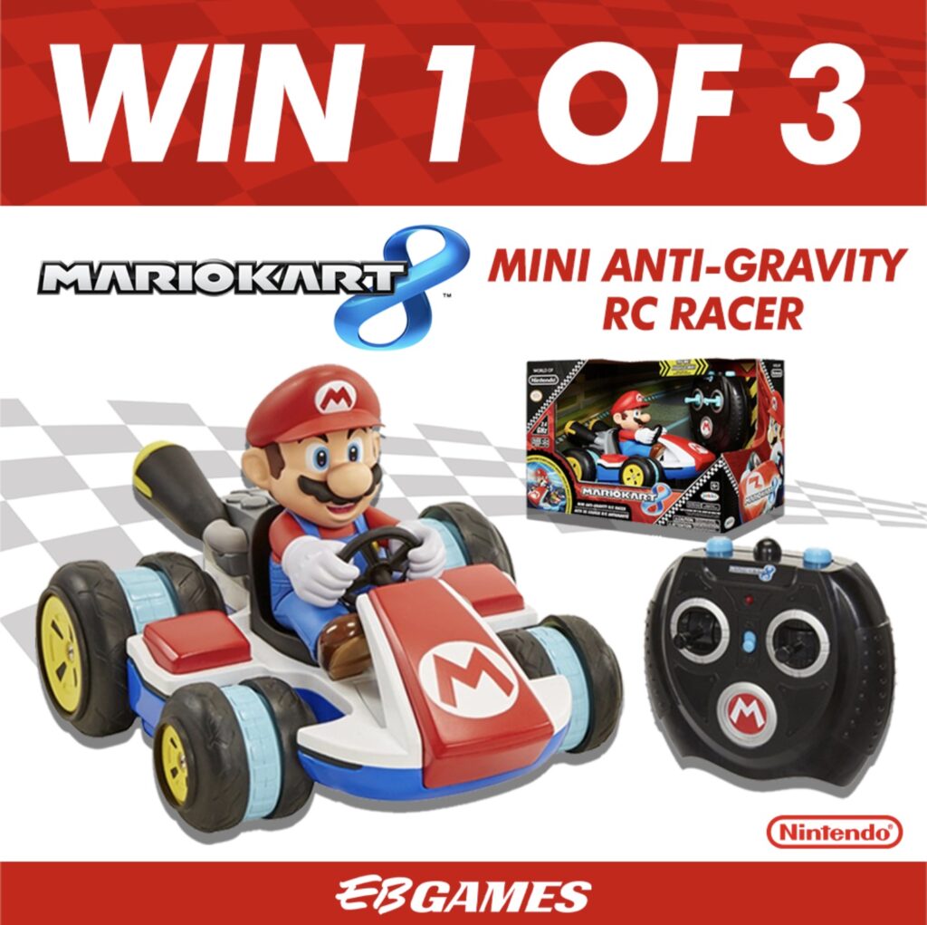 EB Games Giveaway: Win 1 of 3 Mario Kart Mini Anti-Gravity R/C Racers