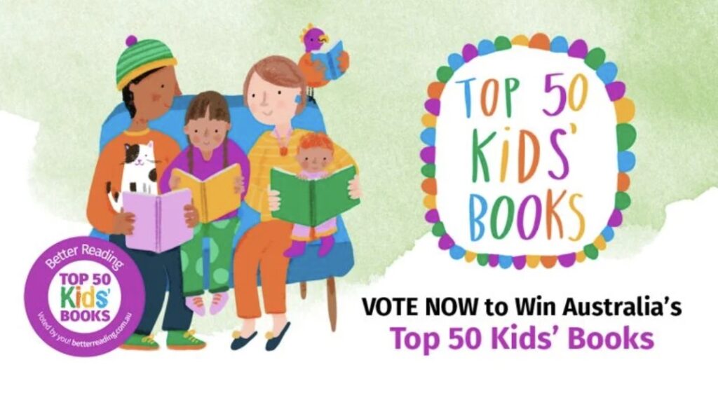 Better Reading Competition: Win Australia's 2023 Top 50 Kids’ Books