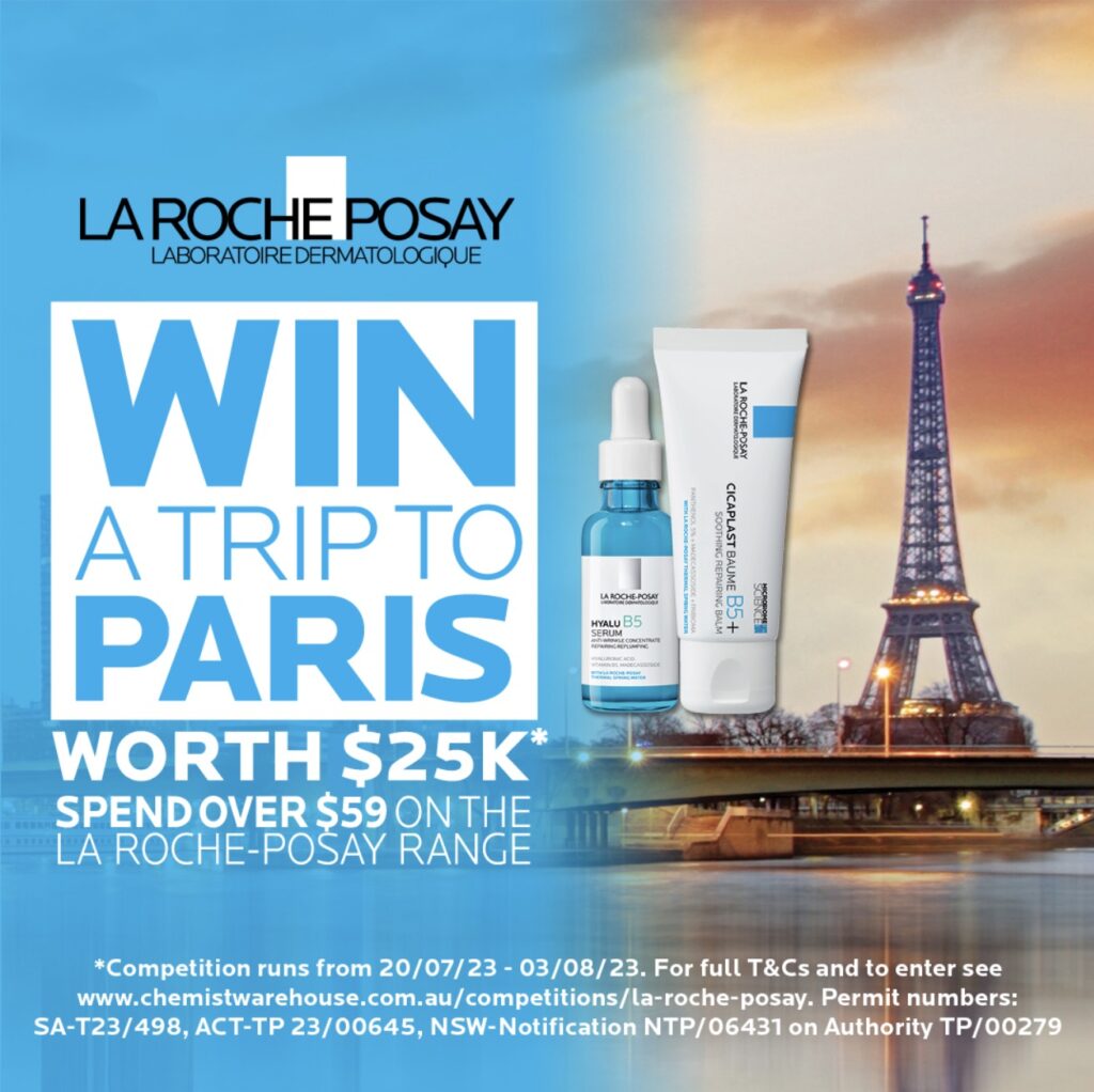 La Roche Posay Competition: Win a trip to Paris worth $25,000