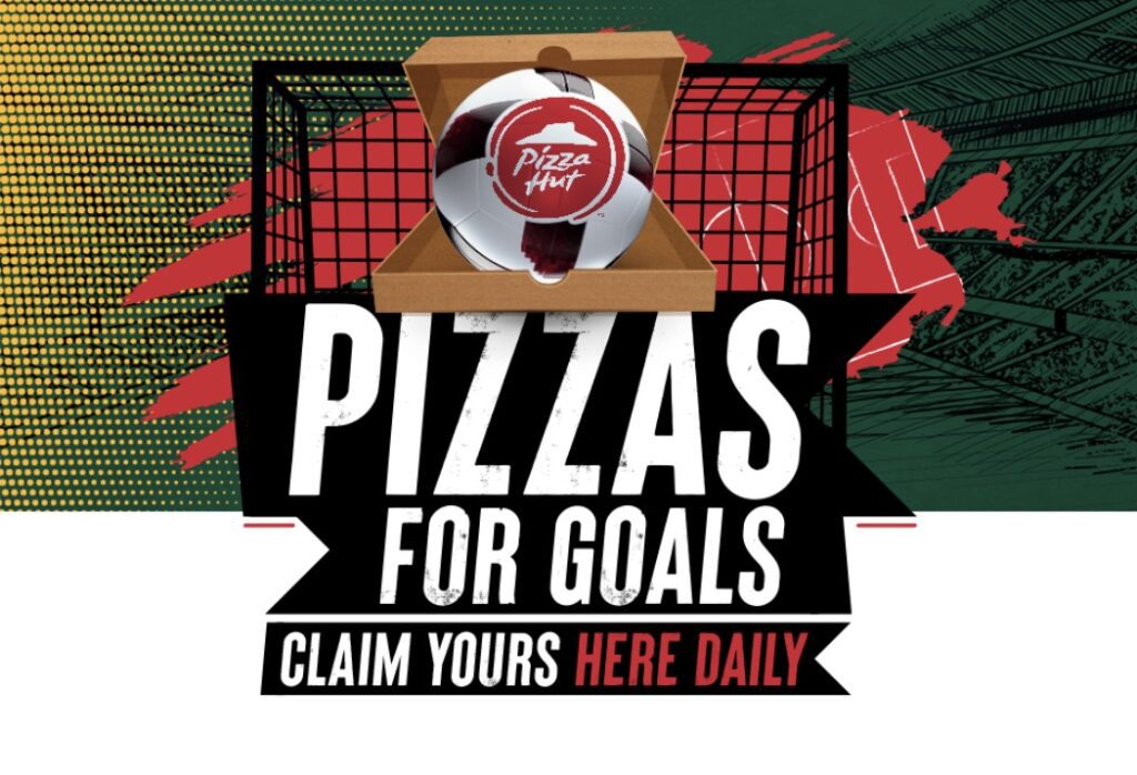 Pizza Hut Pizzas for Goals Promotion: Win free pizzas for every goal ...