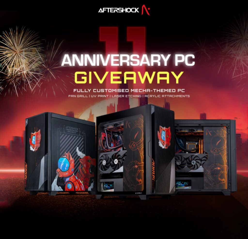 AFTERSHOCK PC Giveaway: Win a custom ANNIVERSARY PC valued at $4,865