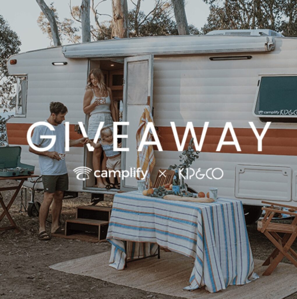 Win a 3 day getaway in the limited edition Kip&Co x Camplify caravan + $300 voucher and more