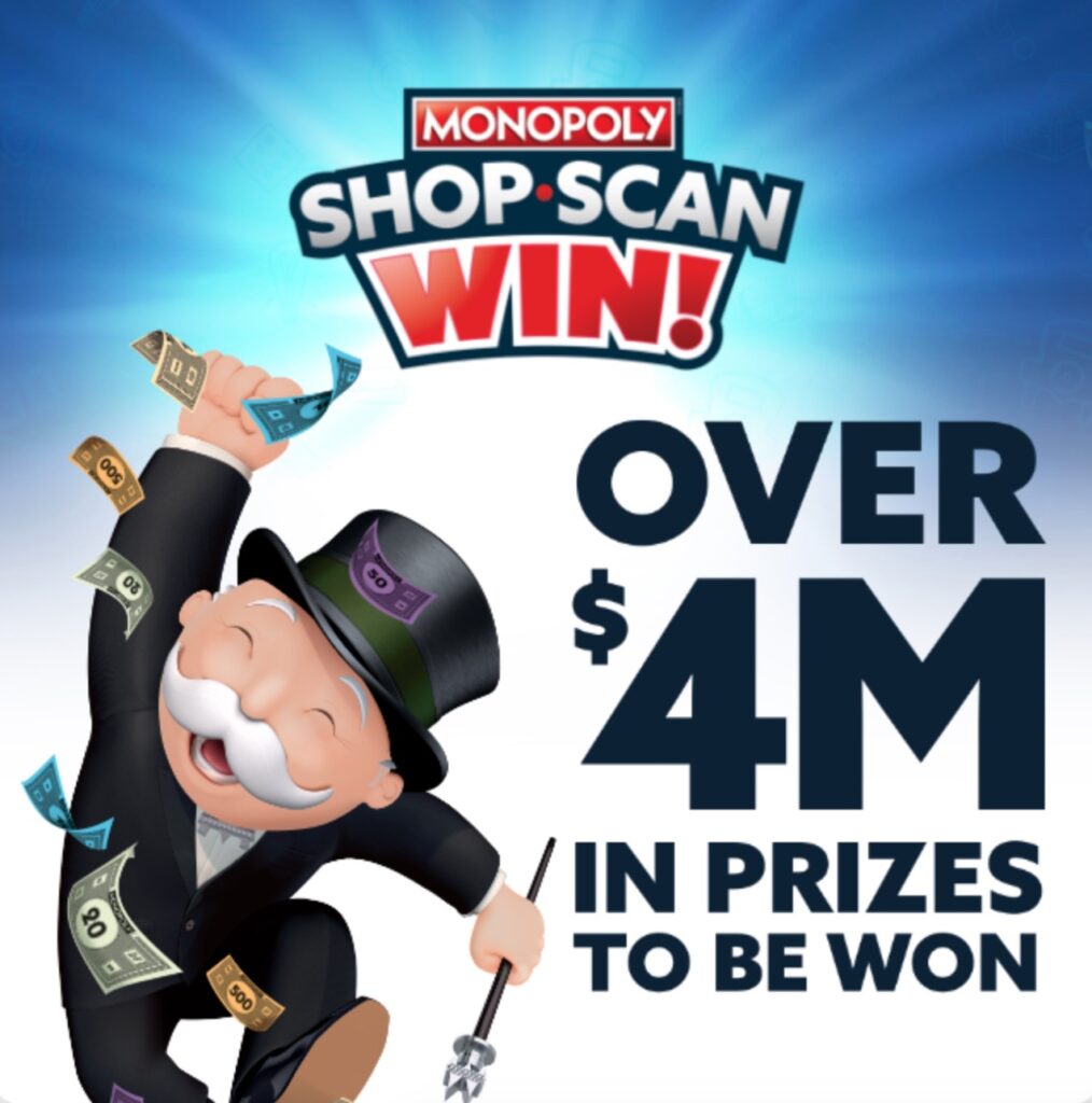 Monopoly Shop Scan Win 2024: Win over $4 Million in Prizes at ...